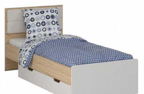 Односпальная кровать с ящиками Норд