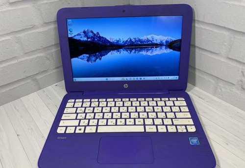 Красивый ноутбук HP на intel