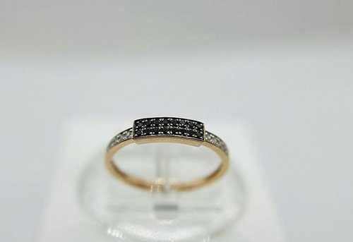Золотое кольцо бриллиант 585 (спутник юв)