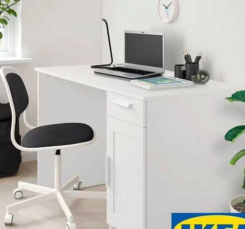 Письменный стол, икеа Бримнэс, IKEA Brimnes белый