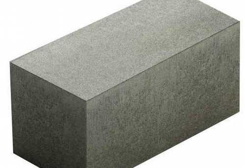 Блок пескобетонный стеновой полнотелый серый 390x1