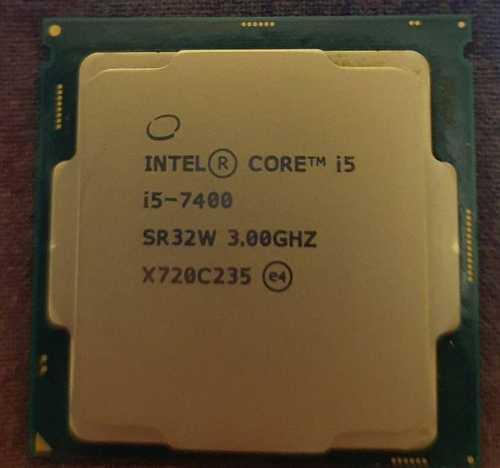 Процессор intel core i5 7400