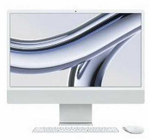 iMac 24 M3 8C Cpu/10C Gpu/8Gb/256Gb mqrj3 Silver