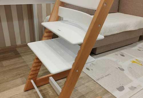 Растущий стул Б-001 из бука, аналог stokke