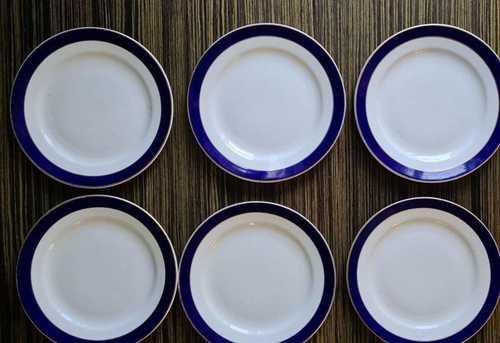 Винтажные тарелки 6 шт 1920е г Будянский завод