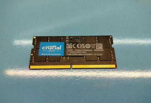 Оперативная память So-Dimm DDR5 16Gb Crucial