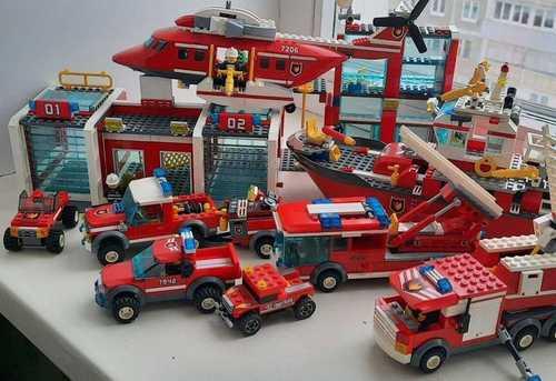 Lego City пожарная часть