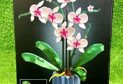 Конструктор цветы Орхидея в горшке