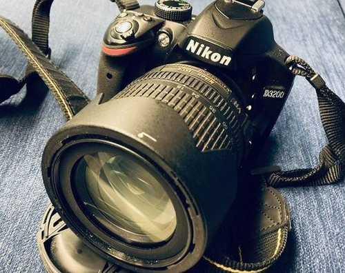 Nikon d3200 с объективом 18-105