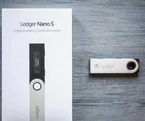 Аппаратный кошелек Ledger Nano S. Оригинал