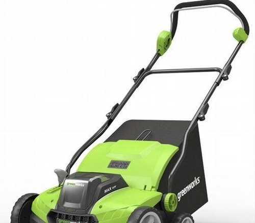 Аэратор-скарификатор акк. Greenworks gd40sc36, 40V