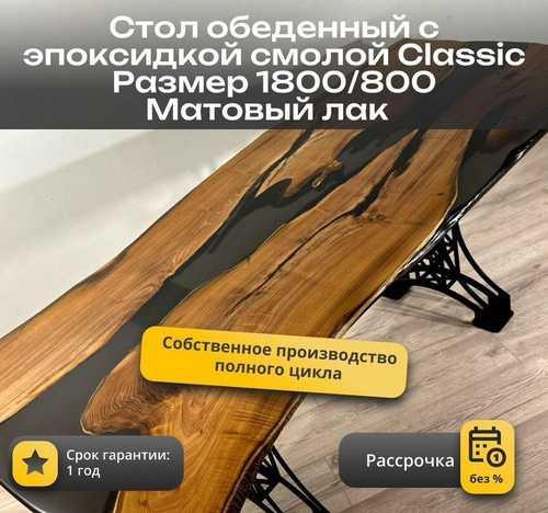 Стол из эпоксидной смолы