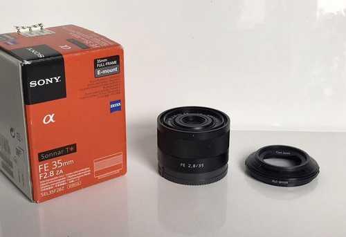 Sony Carl Zeiss Sonnar T* FE 35 мм F2.8 ZA