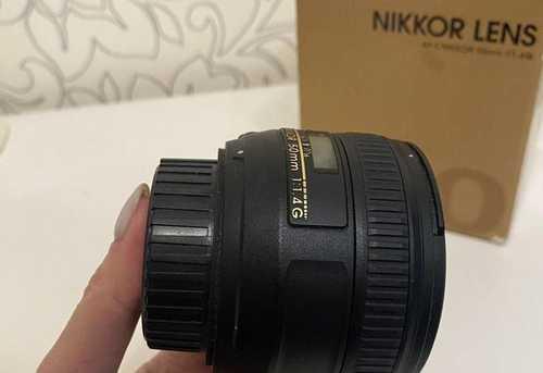 Объектив nikon 50mm f 1.4g af s nikkor