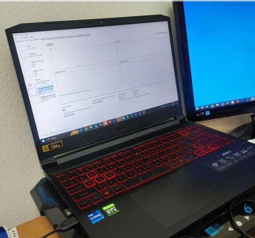 Ноутбук Acer Nitro 5 i7, rtx 3050, 32gb