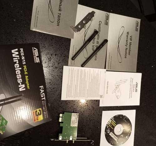 Сетевая карта wifi asus pce n15