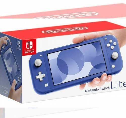 Прошитый Switch Lite Blue 256GB   Много игр