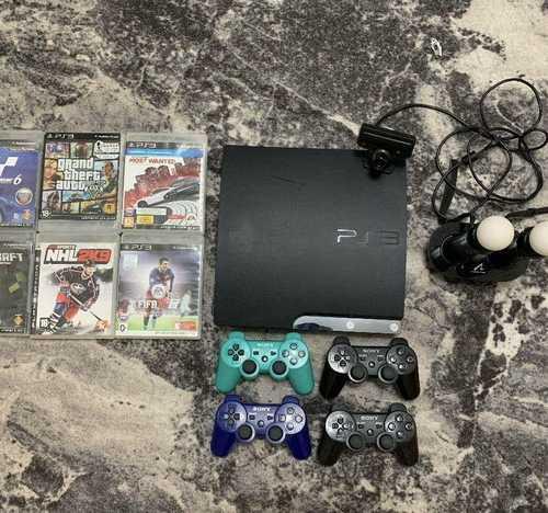 Sony Playstation 3 slim прошитая HEN