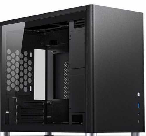 Jonsbo D30 black, SFF, no fans, mATX, mITX, mDTX, 1xUSB3.2 Gen 1 Type-C, 1xUSB3.2 Gen 1 Type-A, 1xCo