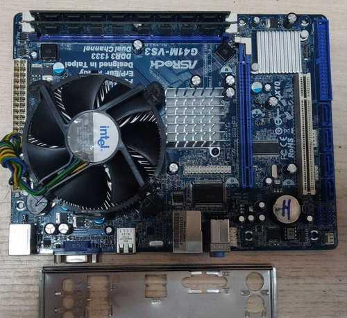 Комплект 4ядра/Q6600/4gbddr3/G41M-VS3/Cooler