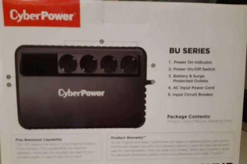 Ибп CyberPower BU850E новый