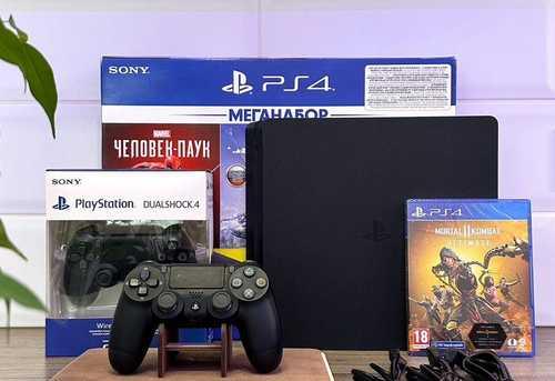 Sony PS4 Slim 1TB +70 игр /MK 11 Ultimate+2 Джойст