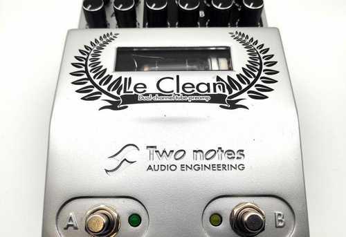 Ламповый преамп кабсим Two Notes Le Clean Preamp