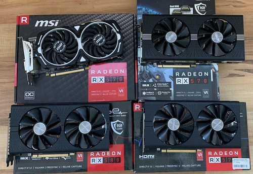 Видеокарта Sapphire nitro + RX570 8GB