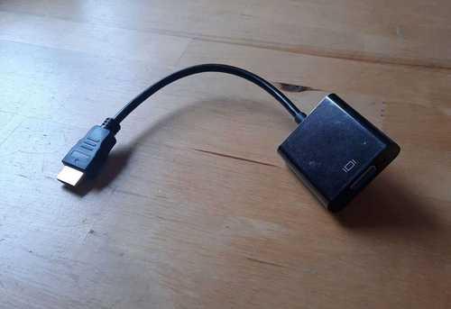 Переходник hdmi vga,черные