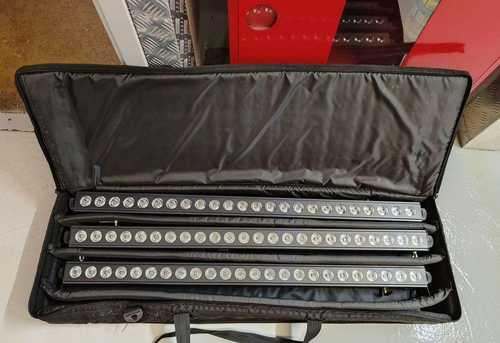 LED Bar 24x4 rgbw металл, бесшумный с wi-dmx