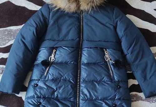 Зимняя куртка на девочку 6-7лет