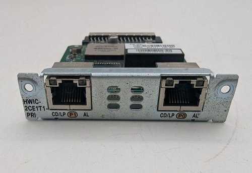 Модуль Cisco hwic-2CE1T1-PRI