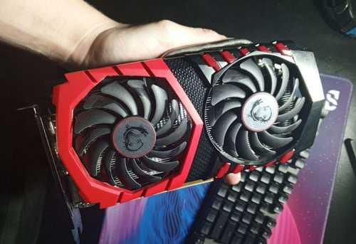 MSI gtx 1050 ti x Gaming 4gb видеокарта