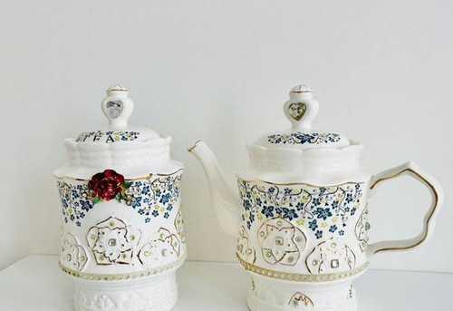 Заварочный чайник и ёмкость для чая