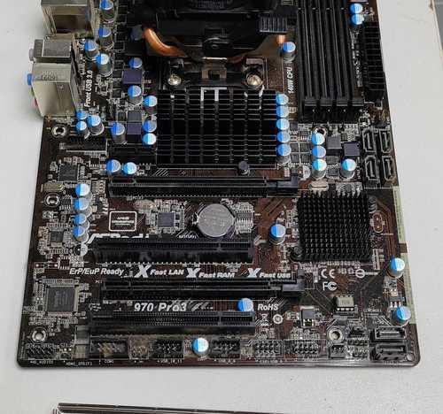 Материнская плата ASRock 970 pro и проц fx4300