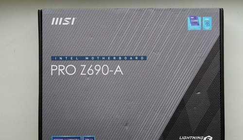 MSI PRO Z690-A ProSeries DDR5 - новая