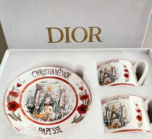 Набор керамической посуды 3 цвета,Christian Dior