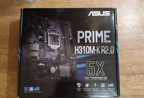 Материнская плата asus prime h310m