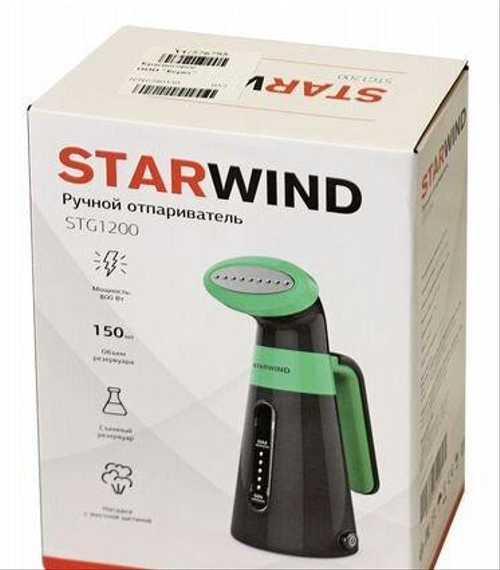 Отпариватель ручной Starwind STG1200 серый/зеленый