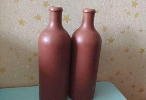 Бутылки для молока(Советские) и глинянные