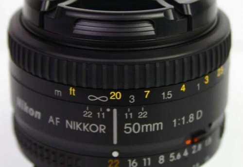 Объектив Nikon AF 50mm f/1.8D