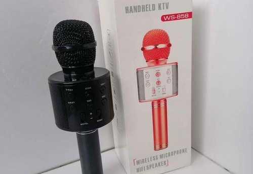 Черный Микрофон-караоке WS-858