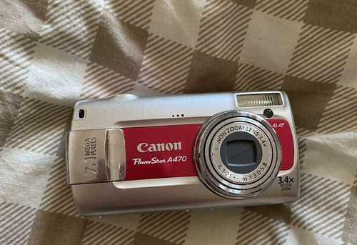 Компактный фотоаппарат canon power shot A470