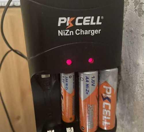 Зарядное устройство pkcell NiZn и аккумуляторы