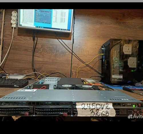 Сервер Supermicro 16ядер/32потрка 32 gb ram