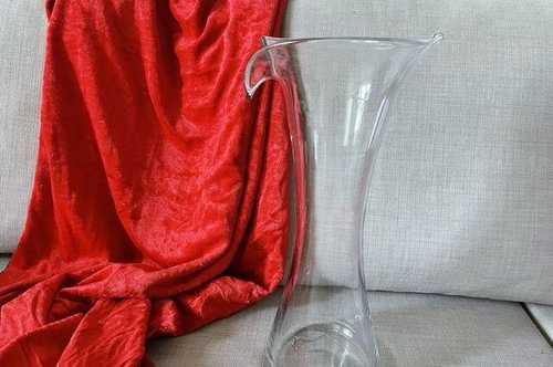 Большая напольная ваза стекло
