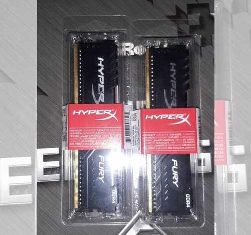 Оперативная память ddr4 kingston fury 2 16gb (2*8g