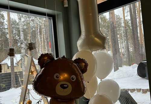 Гелевые шары на годик