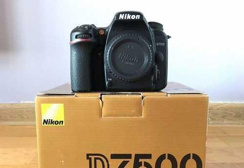 Nikon D7500 body (пробег 2 тыс. кадров)