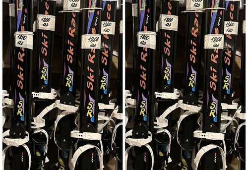 Лыжный комплект-лыжи Ski Race 120см+палки+креплени
